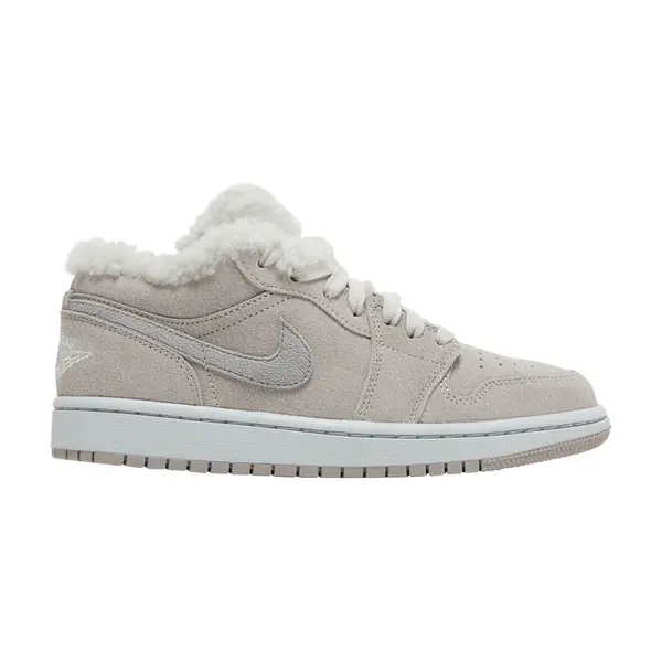 JORDAN 1 Low Se 'sherpa Fleece' Sneakers - Grey