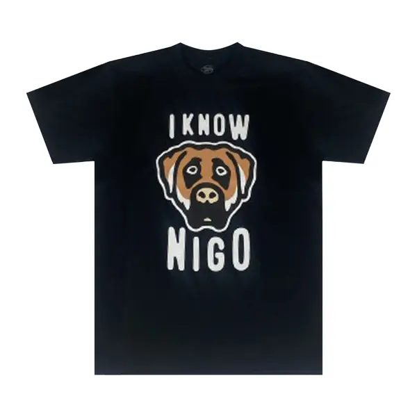 I KNOW NIGO Dog Head Tee