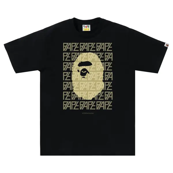 A BATHING APE Logo Monogram Tee