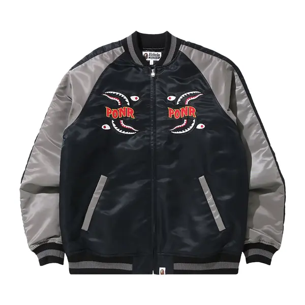 A BATHING APE Shark Souvenir Jacket