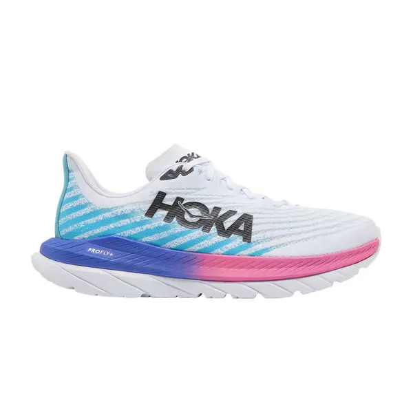 HOKA® Mach 5 Athletic Sneakers - White