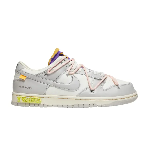 Nike Off- X Dunk Low 'lot 24 Of 50 - White