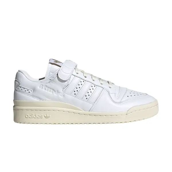 Adidas Atmos X Forum 84 Low 'gold Star Pack' Sneakers - White
