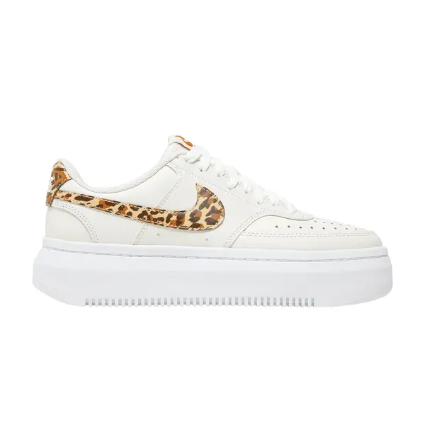 Nike Court Vision Alta Leopard Camo Sneakers - White