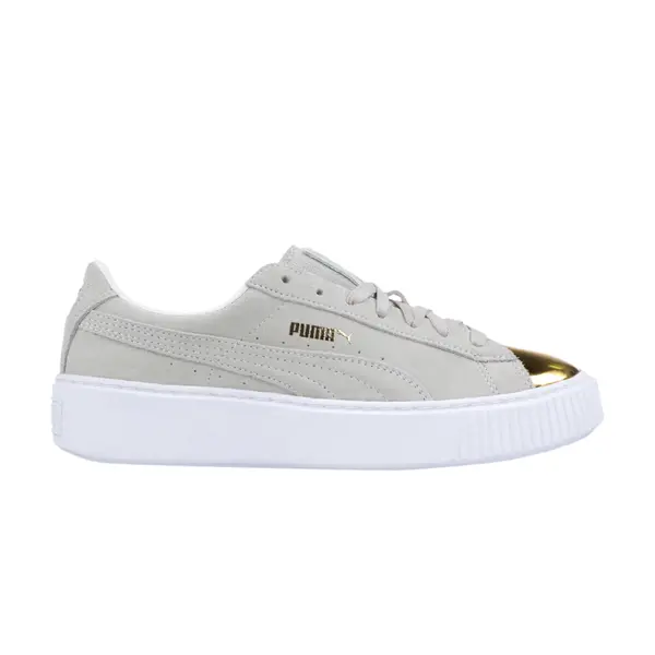 PUMA Suede Platform Sneakers - White