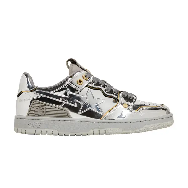A BATHING APE Hajime Sorayama X Sk8 Sta Sneakers - Silver