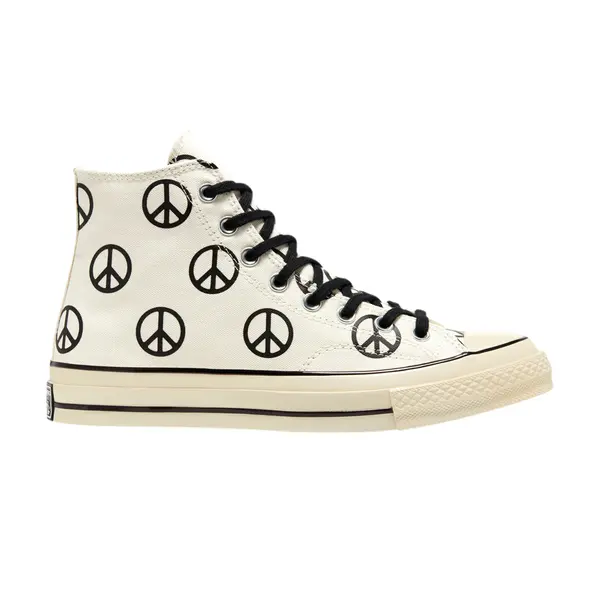 CONVERSE Chuck 70 High Unleash Peace Sneakers - White