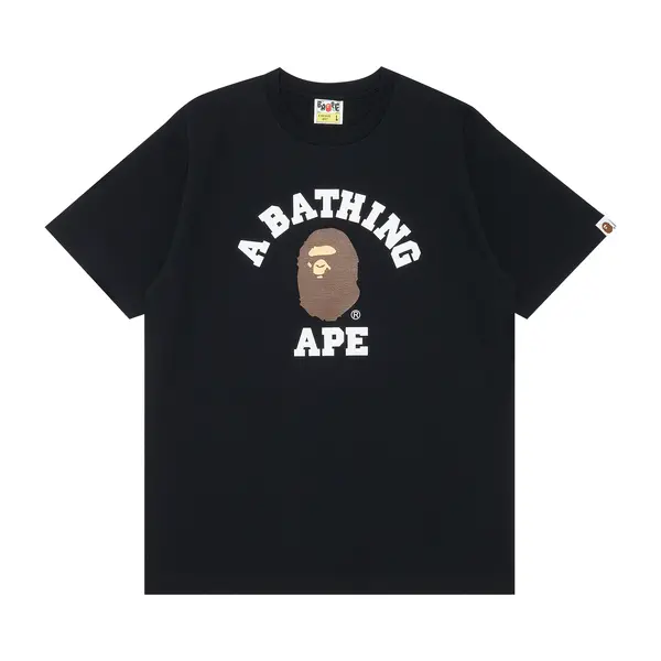 A BATHING APE College Tee - Black