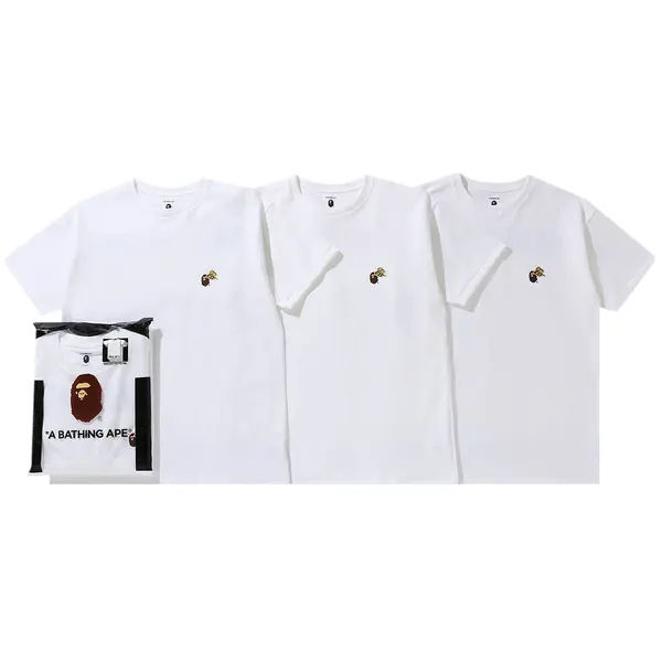 A BATHING APE X Readymade 3-pack Tee - White