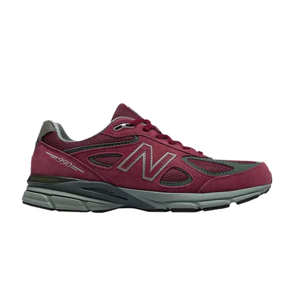 NEW BALANCE 990v4 Made In Usa Sneakers - Red