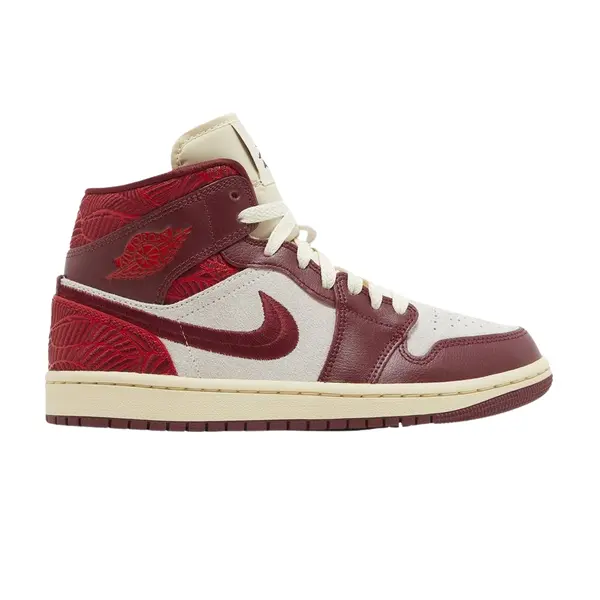 JORDAN 1 Mid Se 'lift Up' Sneakers - Red