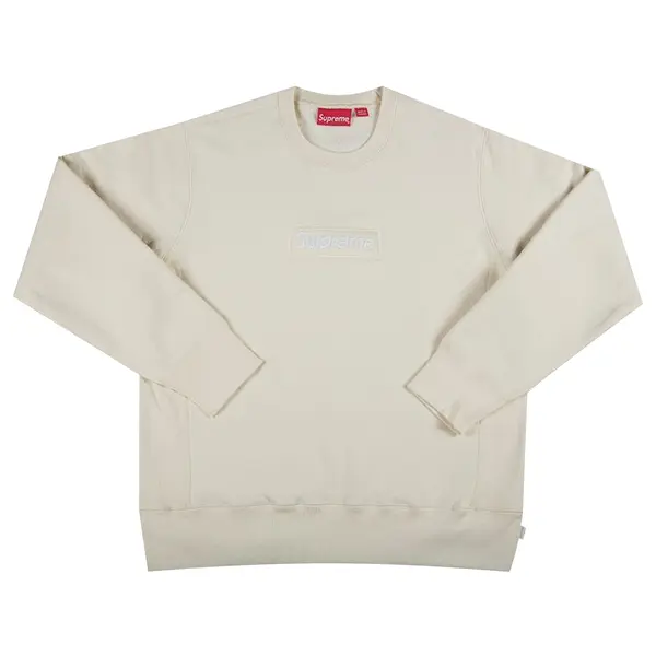 Supreme Box Logo Crewneck - Tan