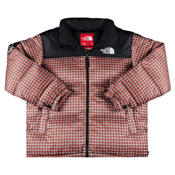 Supreme X The North Face Studded Nuptse Jacket - Red