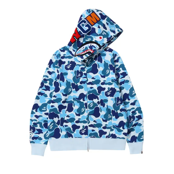 A BATHING APE Big Abc Camo Shark Full Zip Hoodie