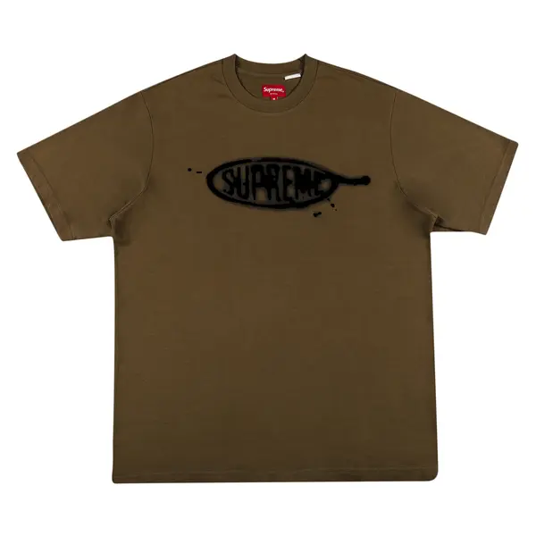 Supreme Ink Blot Short-sleeve Top 'olive