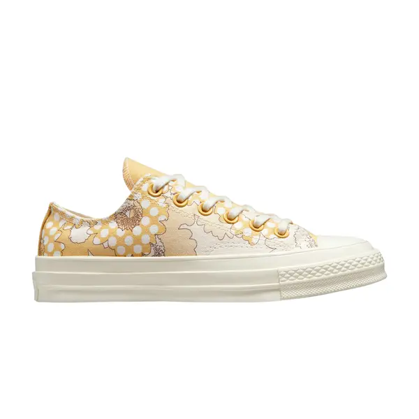 CONVERSE Chuck 70 Low Crafted Florals - Yellow