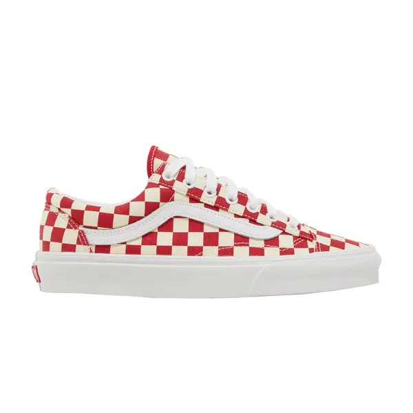 VANS Style 36 Checkerboard Sneakers - Red