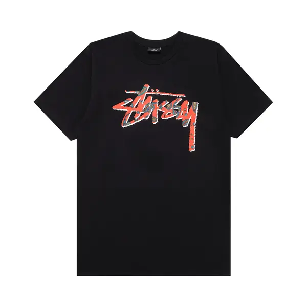 StÜssy Paisley Stock Tee - Black