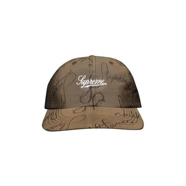 Supreme Script Logos 6-panel Cap - Green