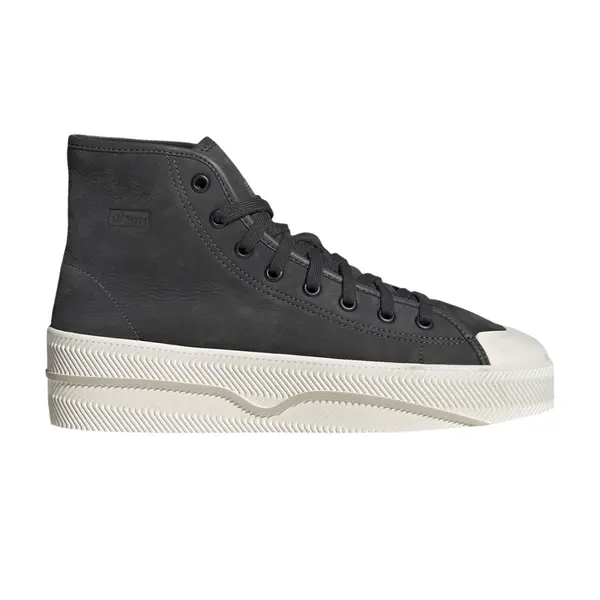 Adidas Nizza 2 Leather High-top Sneakers - Black