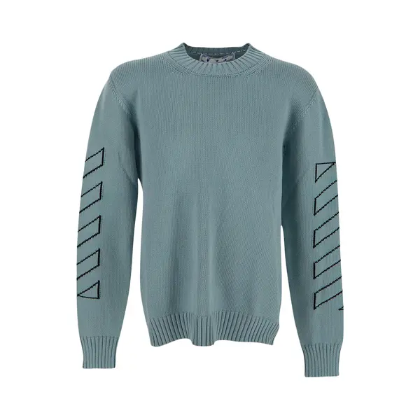 Off-White Diag Outline Knit Crewneck