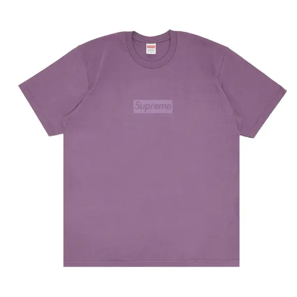 Supreme Tonal Box Logo Tee 'dusty - Purple