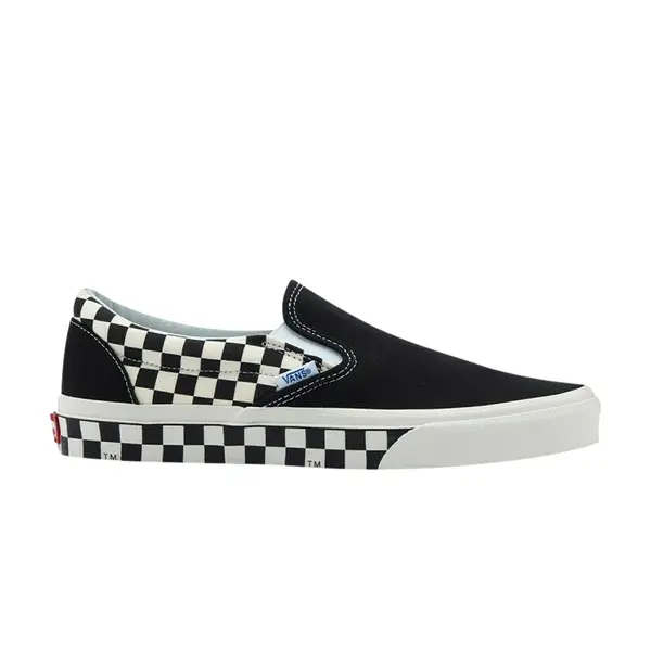 VANS Classic Slip-on Sidewall Check - Black