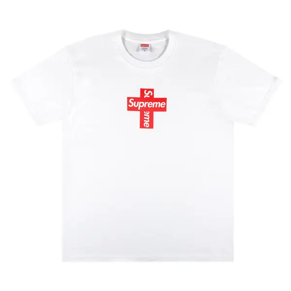 Supreme Cross Box Logo Tee - White