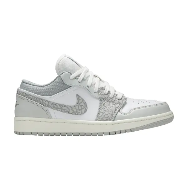JORDAN 1 Low Premium Elephant Print - Grey