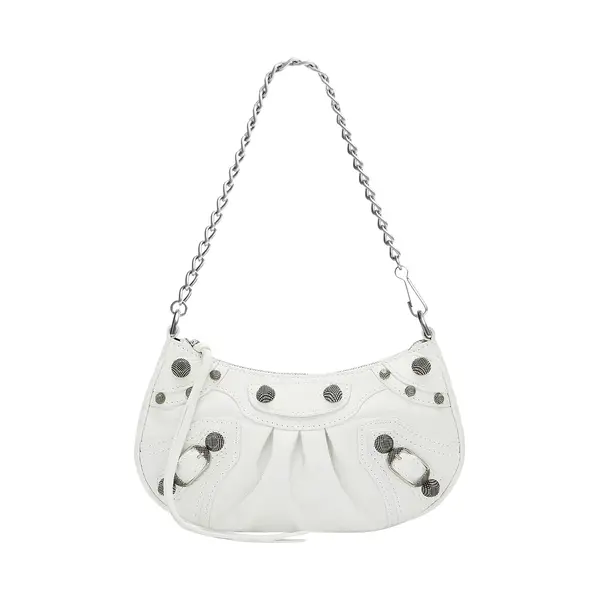 Balenciaga Le Cagole Mini Shoulder Bag - White