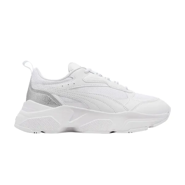 PUMA Cassia Distressed Sneakers - White