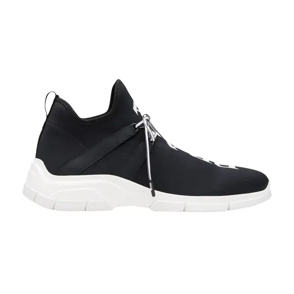 Prada Knit Fabric Sneakers - Black