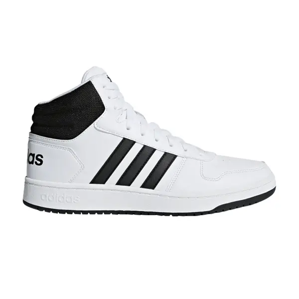Adidas Hoops 2.0 Mid High-top Sneakers - White