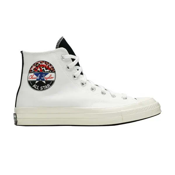 CONVERSE Chuck 70 Hi Logo Play Sneakers - White