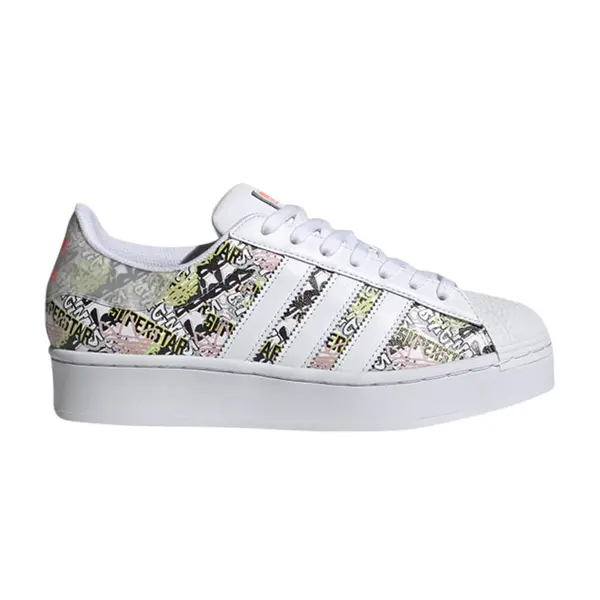Adidas Superstar Bold Printed Sneakers - White