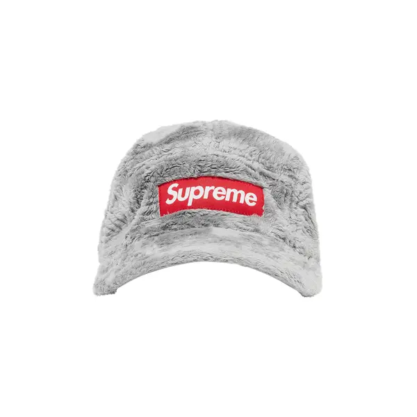 Supreme Swirl Fleece Camp Cap - Grey