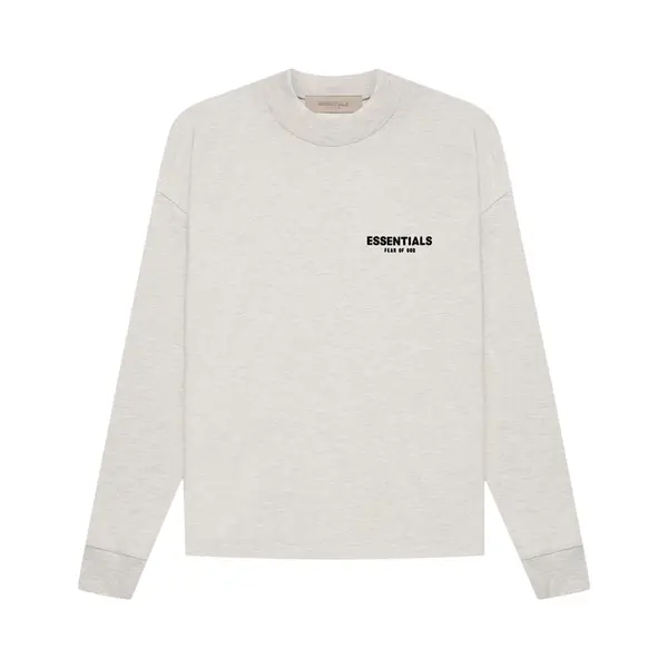 Fear Of God Long-sleeve Tee 'light Oatmeal - Grey