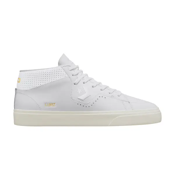 CONVERSE Louie Lopez Pro Mid Leather Sneakers - White