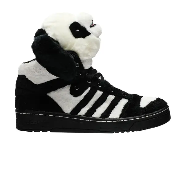 Adidas Js Panda Bear Jeremy Scott High Top Sneakers - White