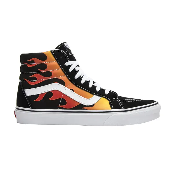 VANS Sk8-hi Reissue "flames - Black