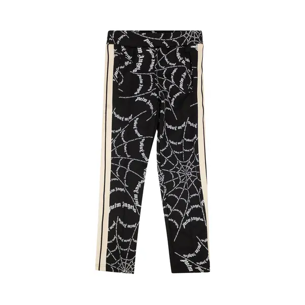 Palm Angels Spider Web Classic Track Pant /off White - Black