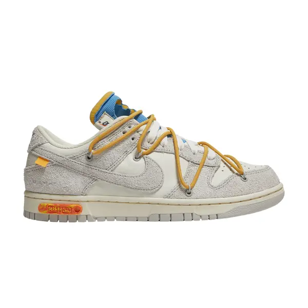 Nike Off- X Dunk Low 'lot 34 Of 50' Sneakers - White