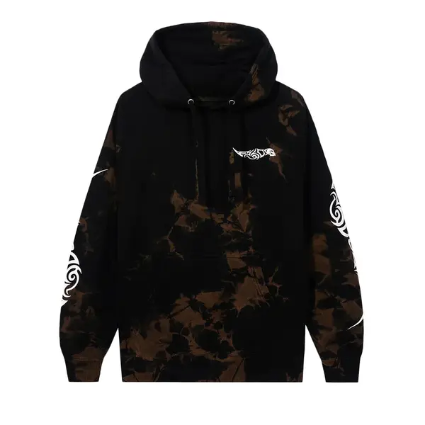 ANTI SOCIAL SOCIAL CLUB I Get Into It Tie Dye Hoodie - Black