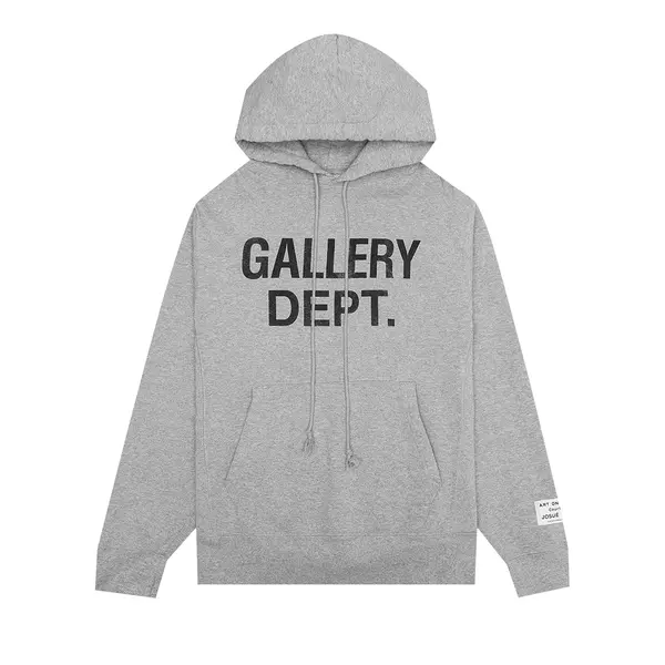 GALLERY DEPT. Center Logo Hoodie - Grey