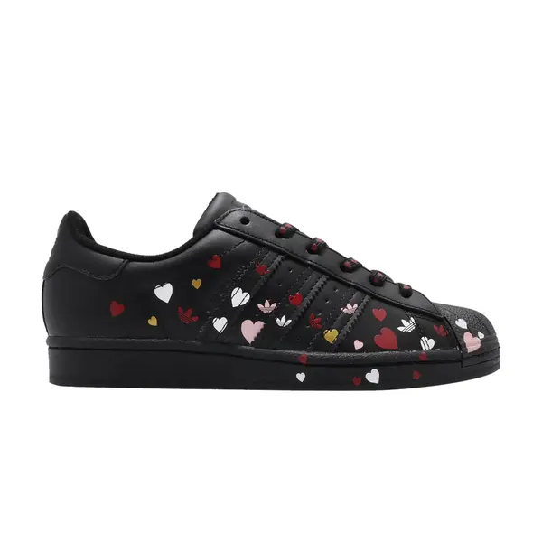 Adidas Superstar 'valentine's Day' Sneakers - Black