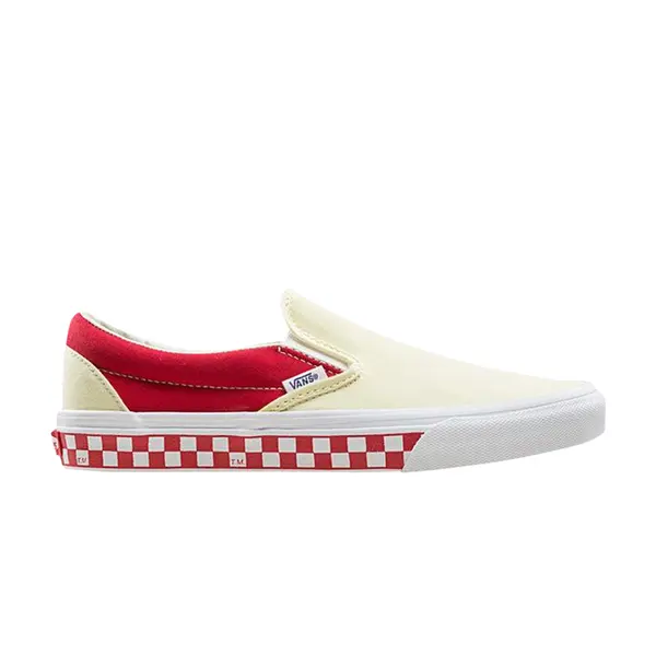 VANS Classic Slip-on Checker Racing - Red