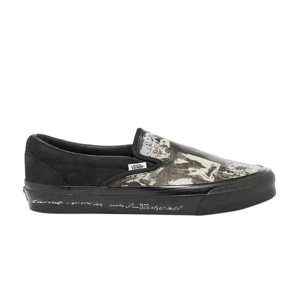 VANS Raised Wolves X Og Classic Slip-on Lx - Black