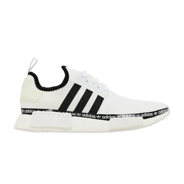 Adidas Nmd_r1 'Logo Strip' Sneakers - White | Editorialist