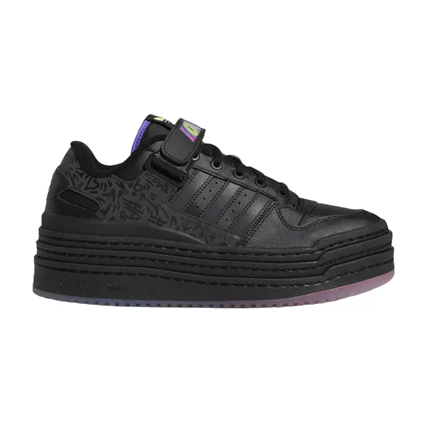 Adidas Kris Andrew Small X Forum Triple Platform Low Sneakers - Black