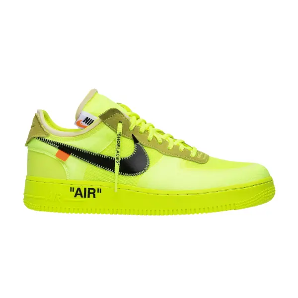 Nike Off-white X Air Force 1 Low 'volt - Yellow